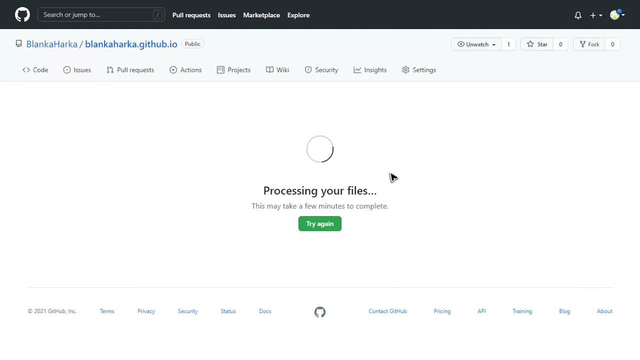 GitHub repo létrehozása és honlap feltöltése - YouTube