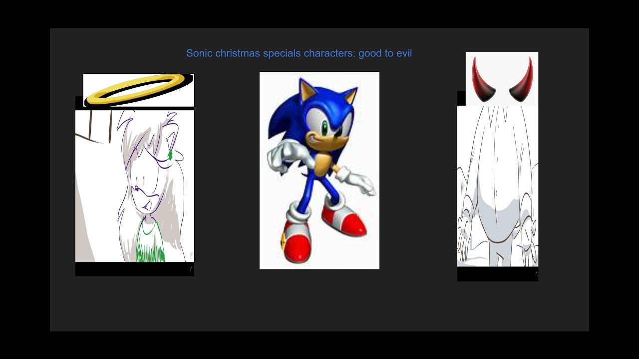 Christmas with sonic Characters: good to evil - YouTube