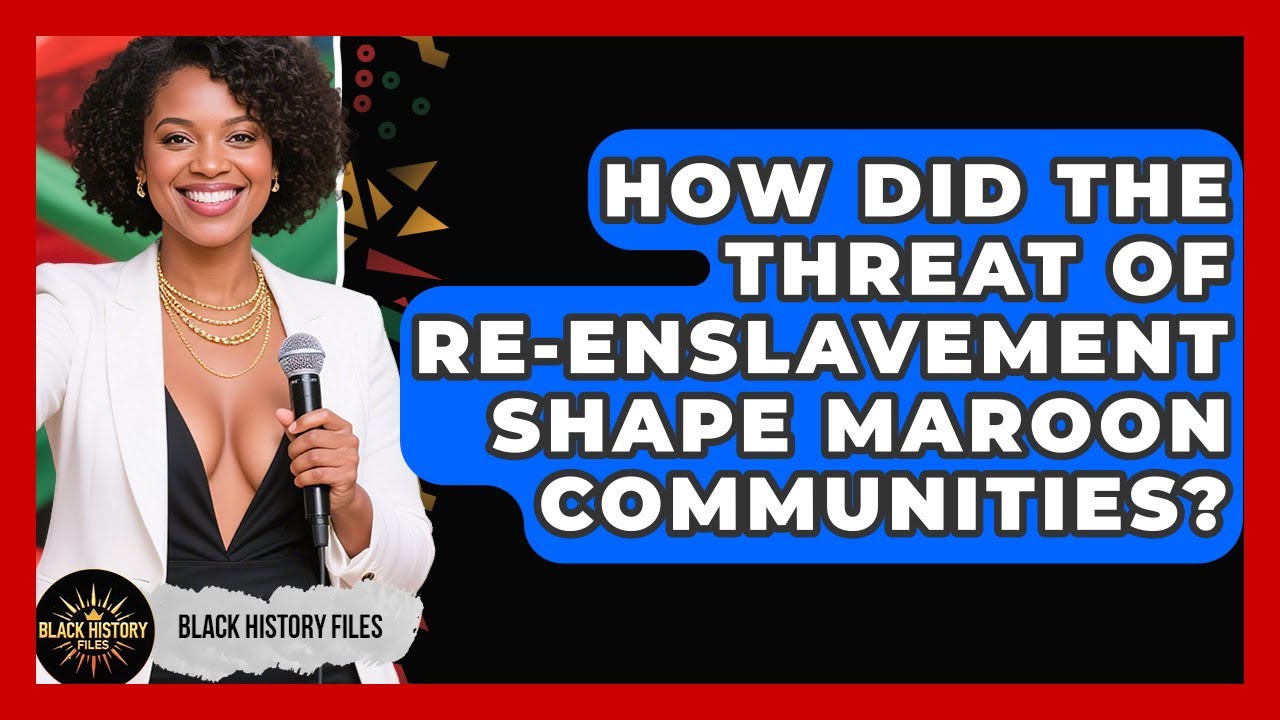 How Did The Threat Of Re-enslavement Shape Maroon Communities? - Black ...