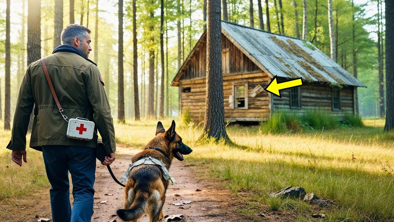 A Wounded German Shepherd Led a Reclusive Marine to a Remote Cabin ...