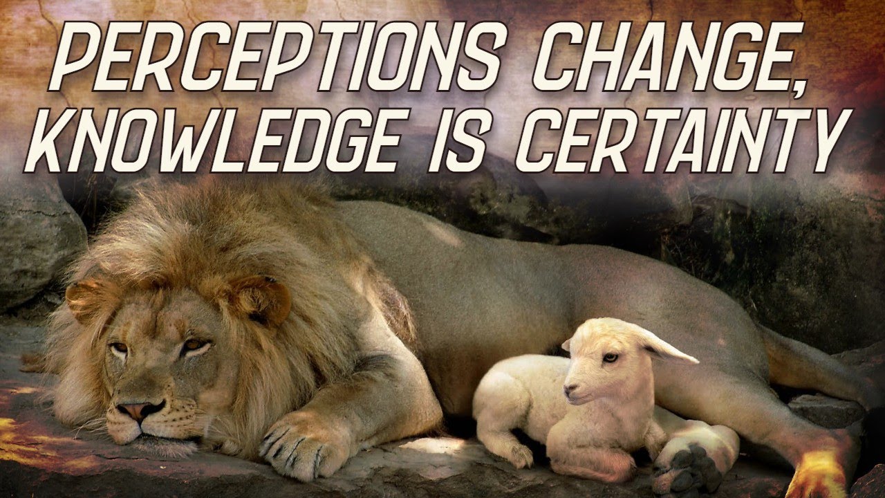 Perception versus Knowledge | A Course In Miracles | Chapter 3: Section ...