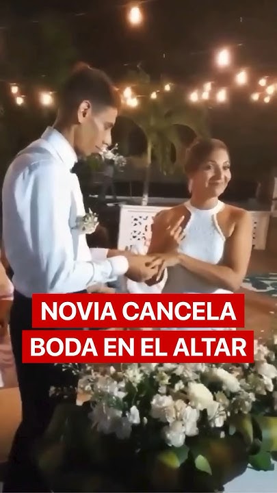 Novia se arrepiente de casarse en plena BODA 😱 - YouTube