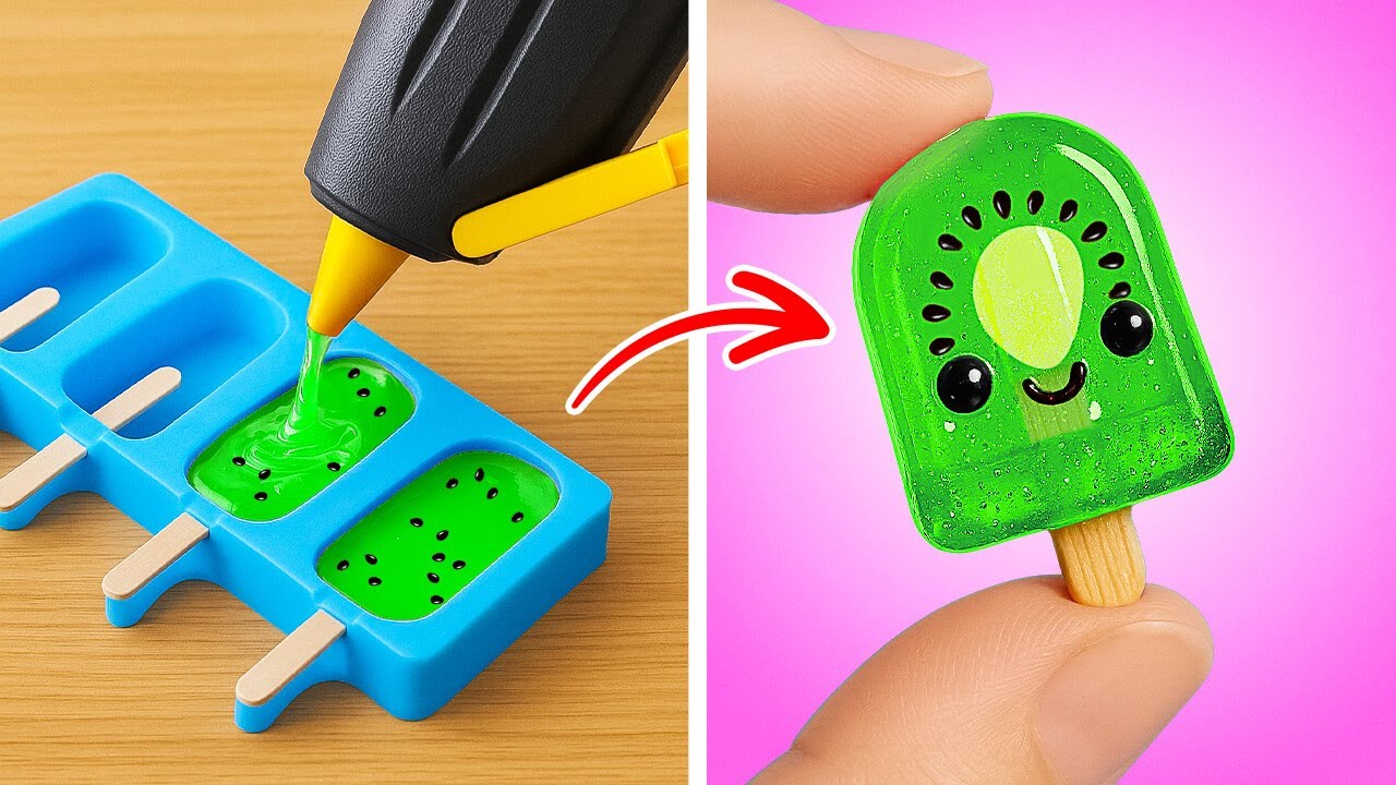 KERAJINAN DIY LUCU | Resin Epoksi VS Pena 3D DIY oleh 123 GO! Seri ...