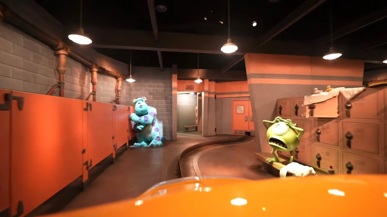 MONSTER INC MIKE & SULLY TO THE RESCUE - FULL RIDE - DISNEY CALIFORNIA ...