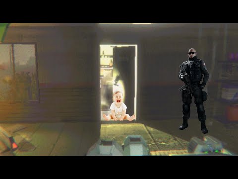 Dumb Baby Cries After Being Flashbanged Repeatedly - R.E.P.O. - YouTube