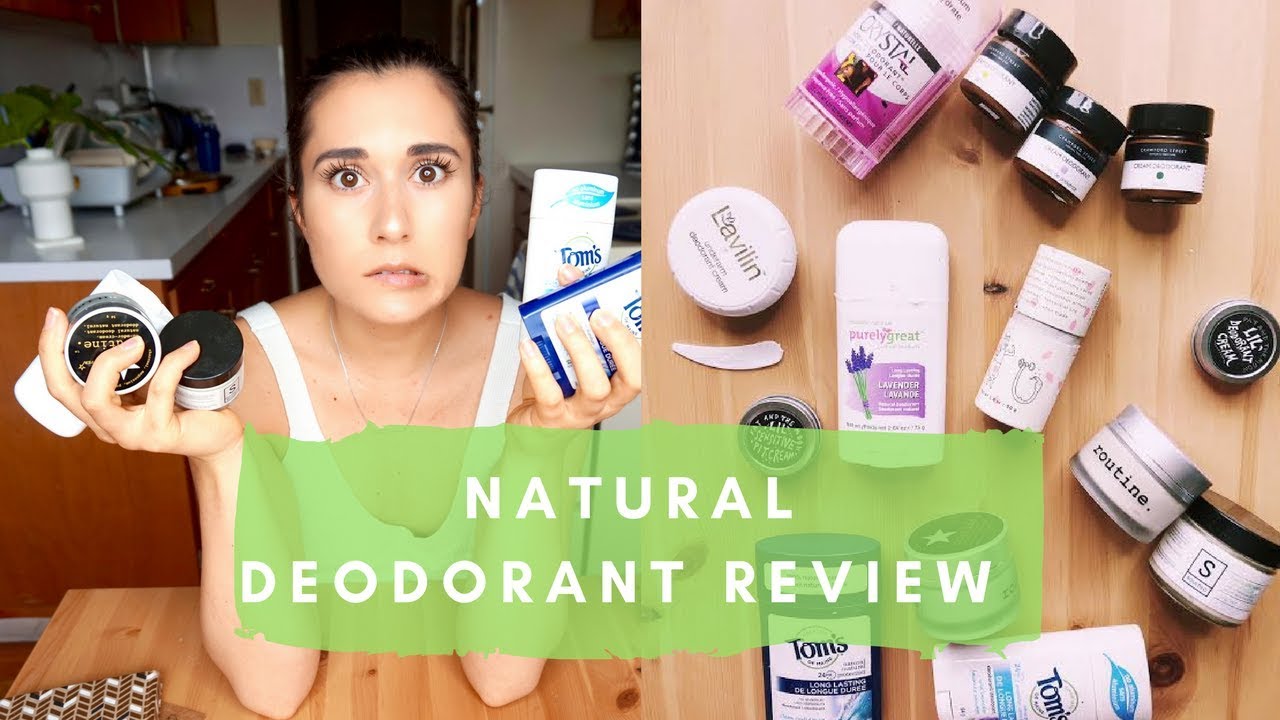 NATURAL DEODORANTS THAT ACTUALLY WORK! Part 1:The Good Ones - YouTube