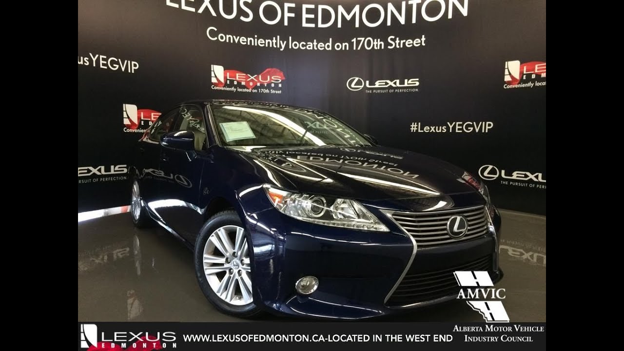 Used 2013 Blue Deep Sea Lexus ES 350 Navigation In Depth Review ...