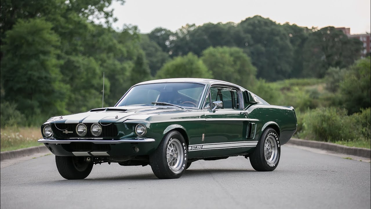 1967 Shelby GT350 Dark Moss Green - YouTube