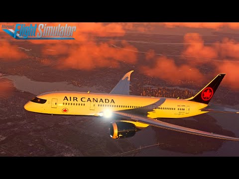 B787-8 Air Canada | 4K ULTRA SETTINGS | Vancouver ✈ Amsterdam | MSFS