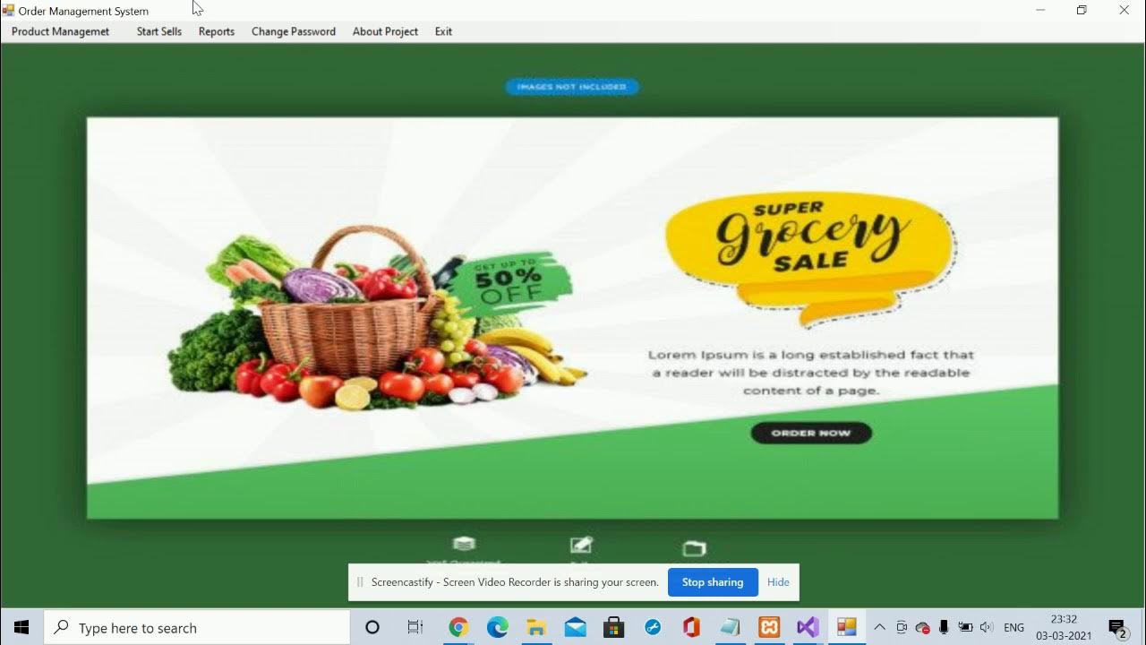 Grocery Shop Management System C# Project - YouTube
