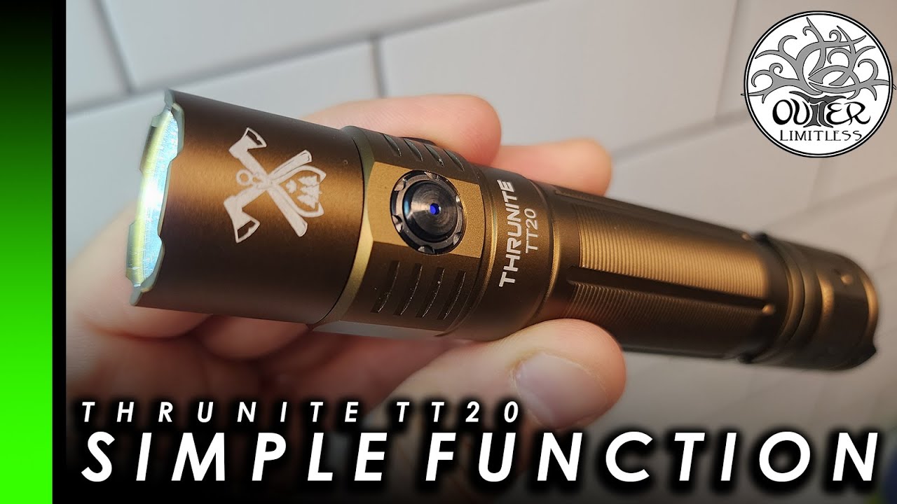 Thrunite TT20: Simple Function | Great Beam | Strong Throw | Tactical ...