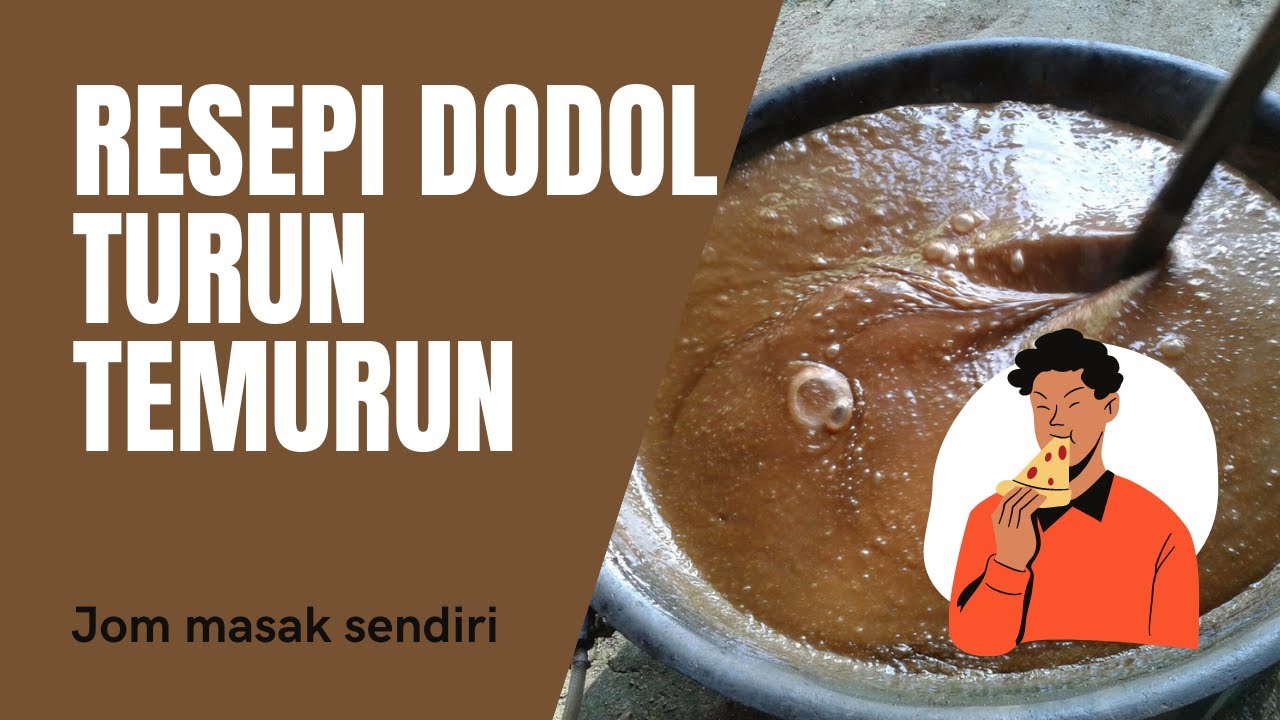 How to make DODOL. The malay Ancient chocolate | Cara masak dodol - YouTube