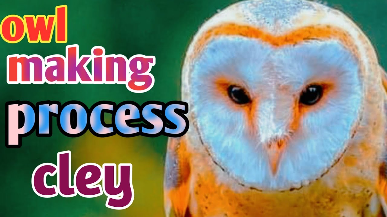 OWL MAKING PROCESS|owl clay sculpture|owl clay art||clay owl easy ...