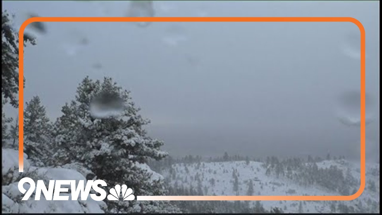 More Colorado snow this morning before a cold Thanksgiving - YouTube