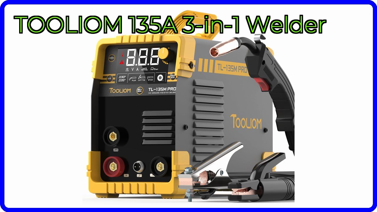 REVIEW (2025): TOOLIOM 135A 3-in-1 Welder. ESSENTIAL details. - YouTube
