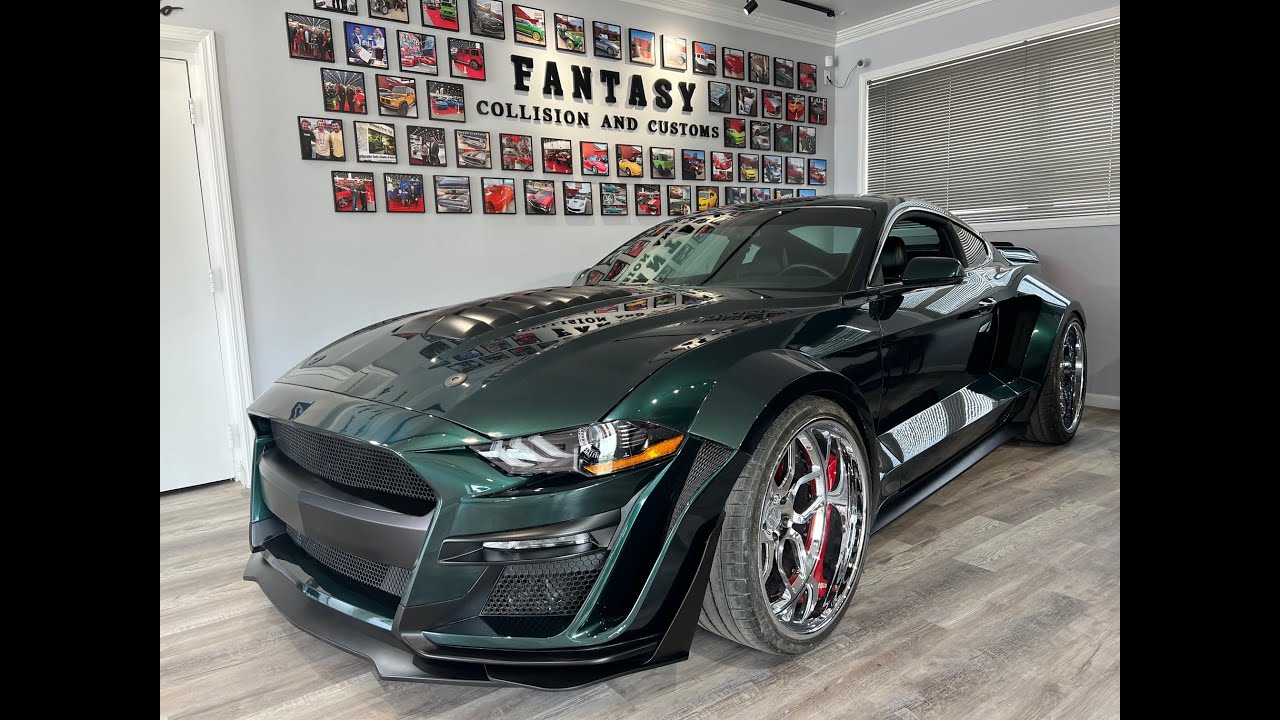 THE ONLY ONE HANDMADE WIDEBODY BULLITT MUSTANG !!!! - YouTube