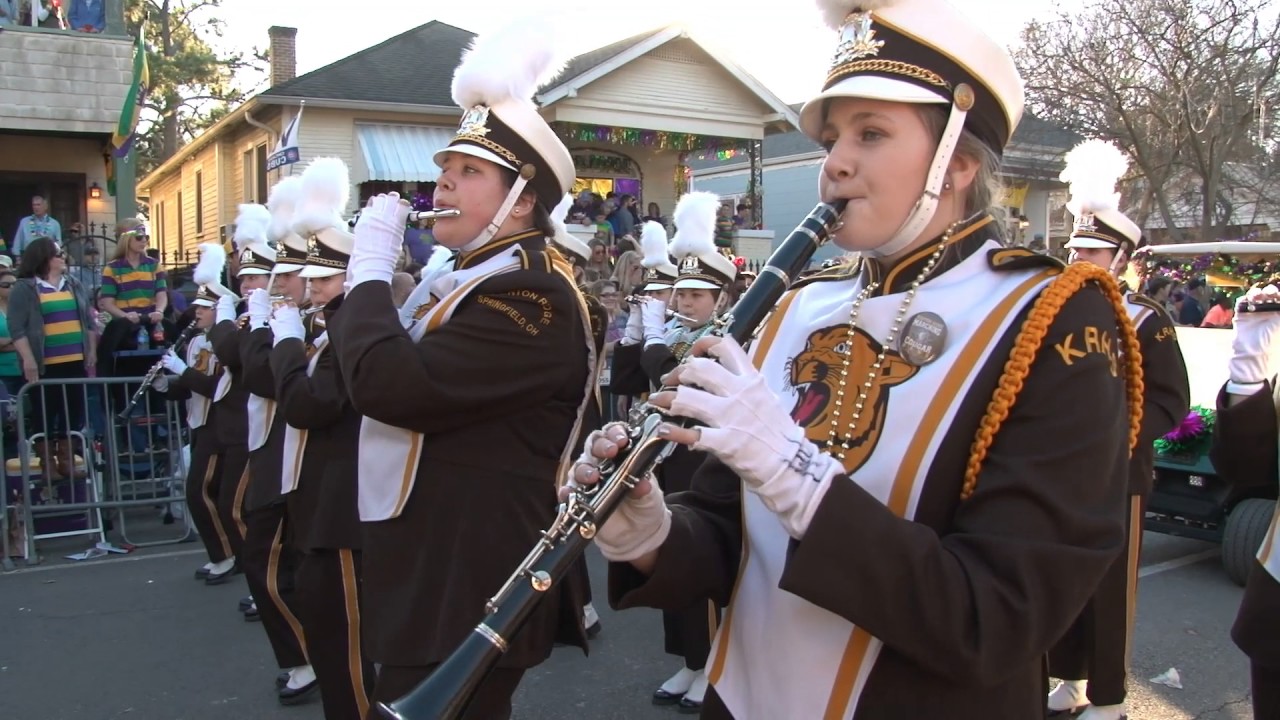 Kenton Ridge Marching Cougar Band at the Krewe of Endymion Mardi Gras ...