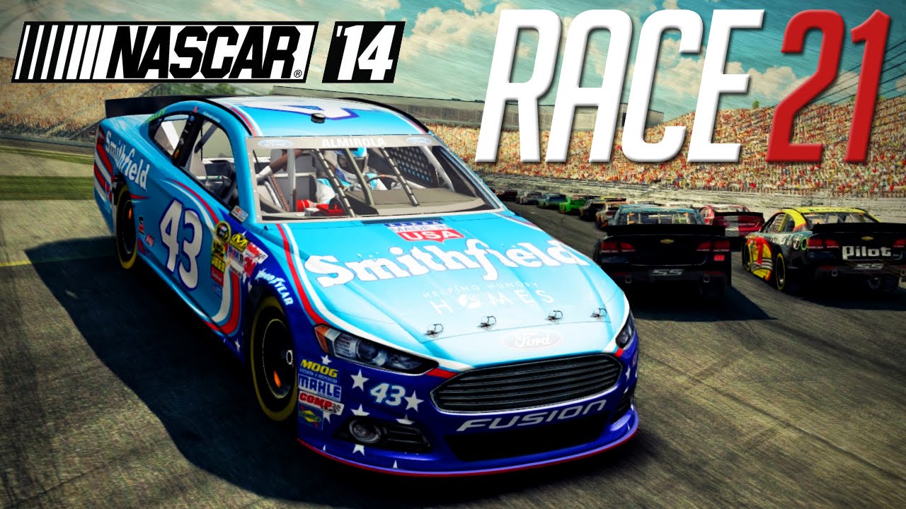 NASCAR '14 - Race 21 at New Hampshire! - YouTube