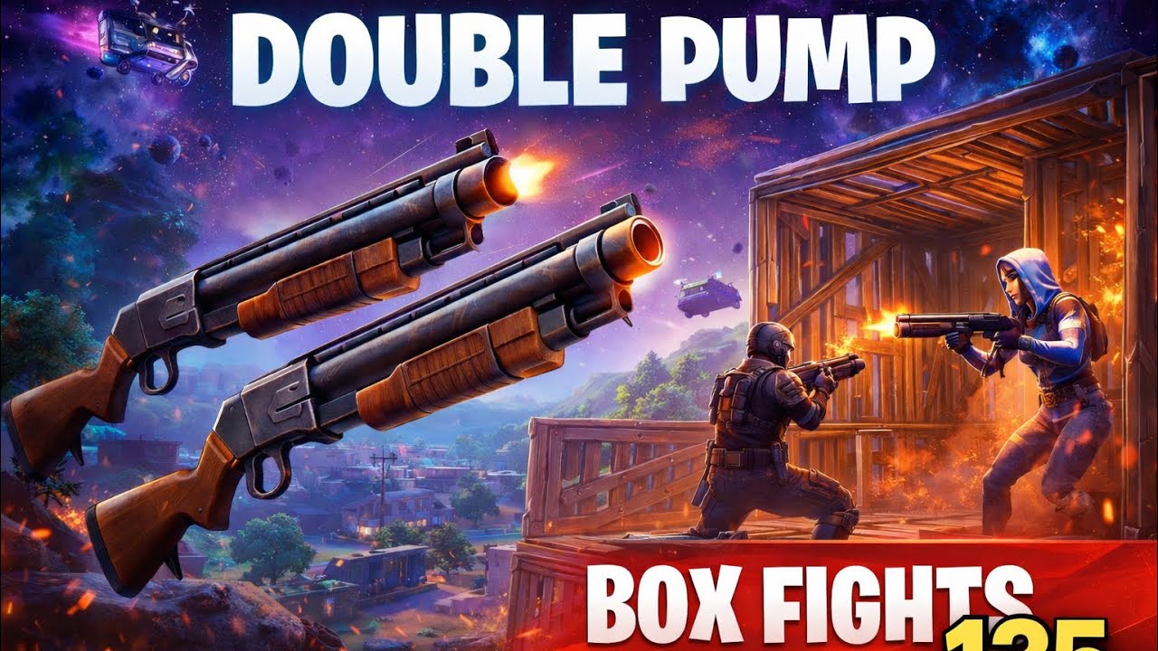 double pump fortnite ~ Box fights دبل بومب في مابات - YouTube