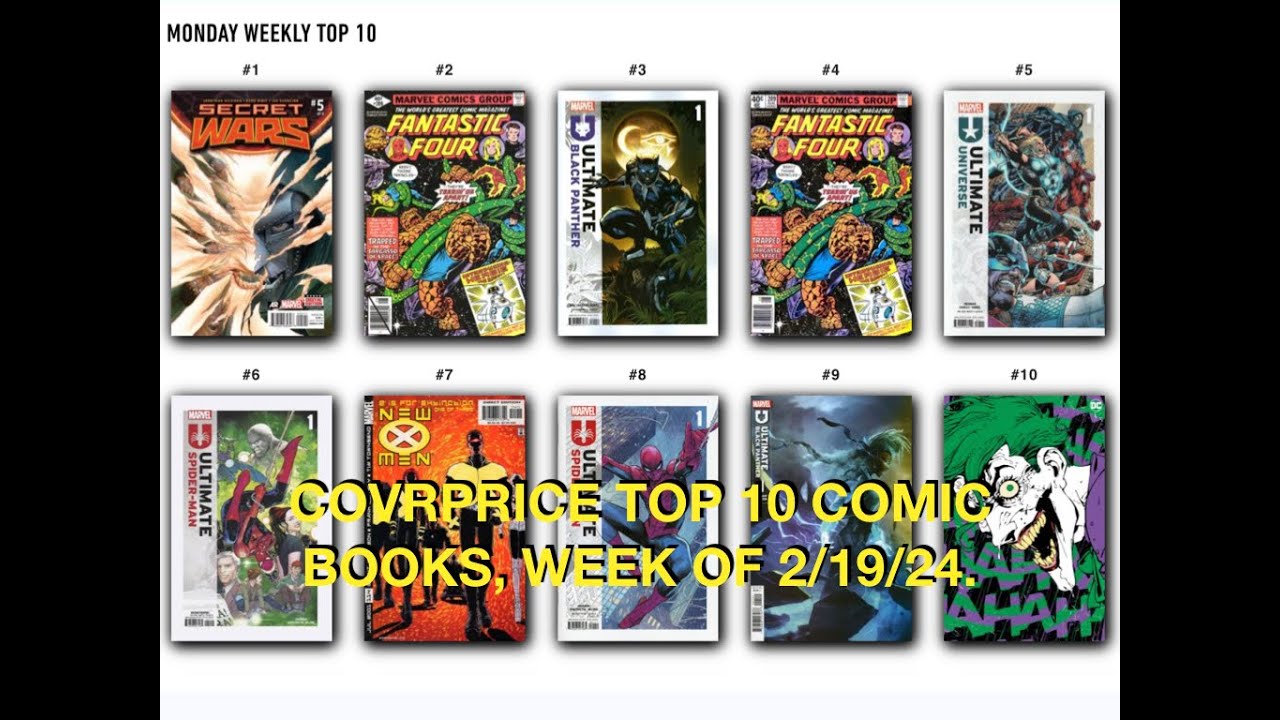 Covrprice Top 10 Comic Books - Week of 2/19/24. - YouTube