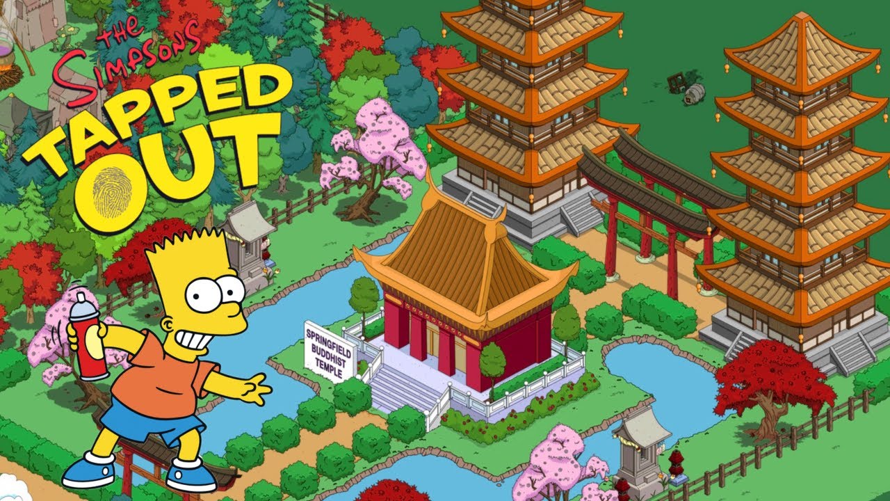 The Simpsons Tapped Out: Springfield Buddhist Temple Designs ...