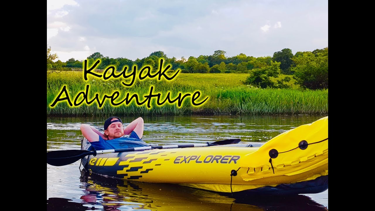 Kayak unboxing and adventure (intex explorer k2) - YouTube