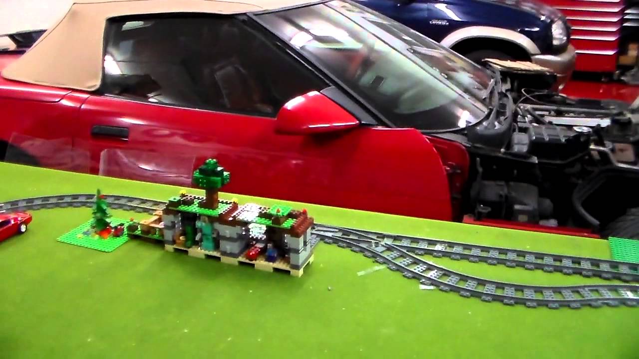 LEGO CSX Gevo and Lego C40 8 Motorized RC Trains - YouTube