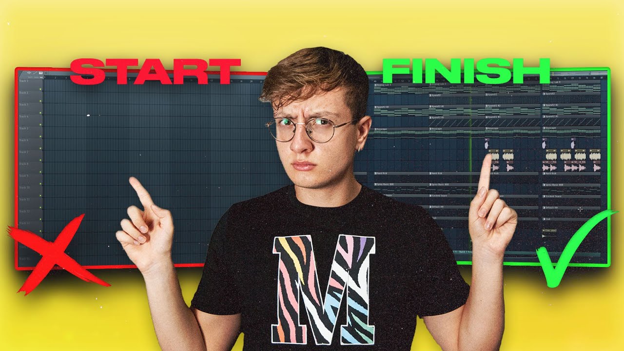 MAKING A FULL BEAT START TO FINISH (NO EDITS) - YouTube