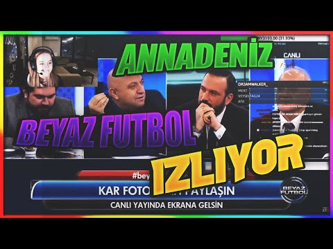 ANNADENİZ - BEYAZ FUTBOL İZLİYOR