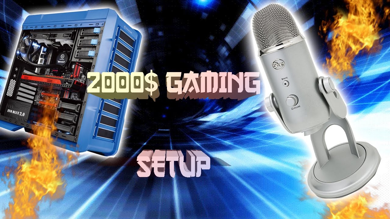 2000$ GAMING SETUP REVIEW | NEW MIC | SICK SETUP - YouTube