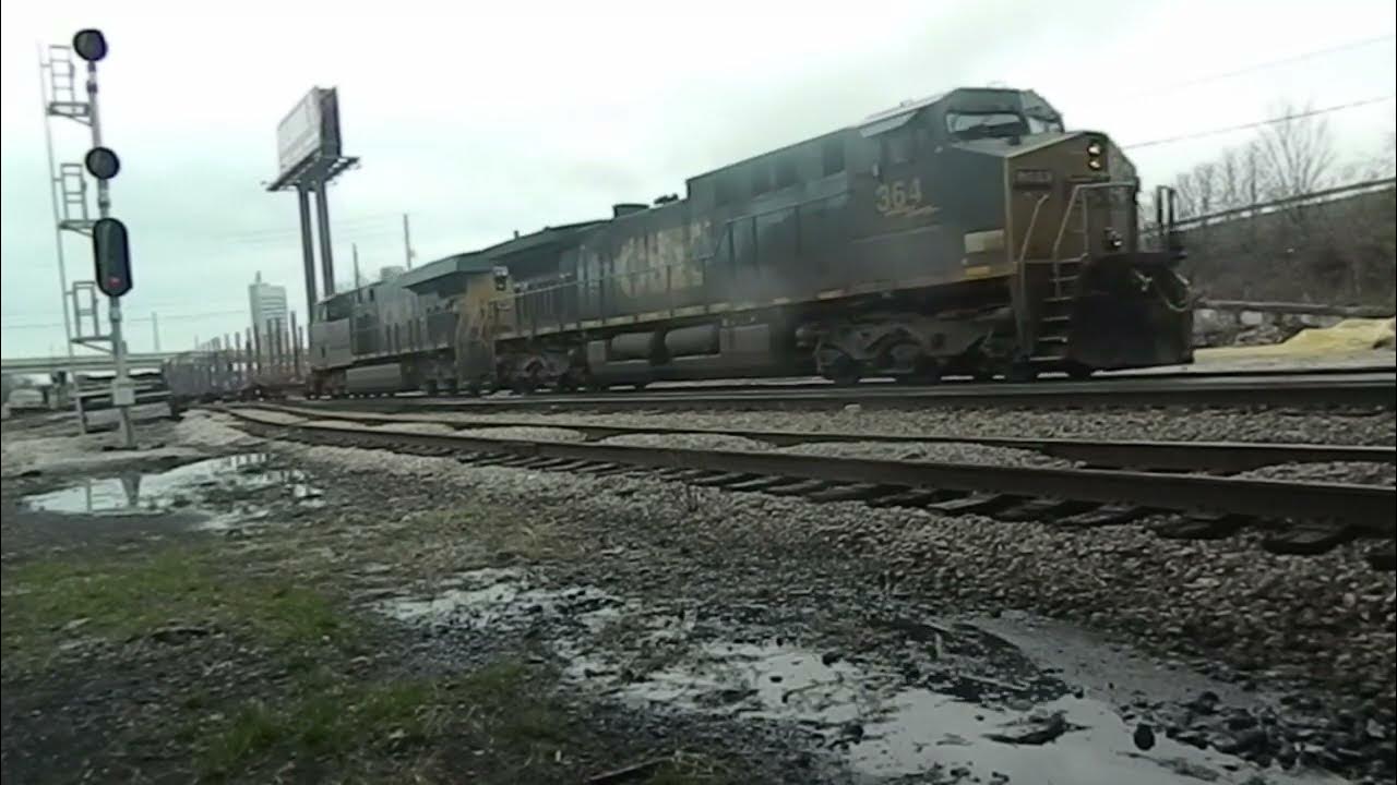 CSX 364 Leads Mixed Freight - 12/30/2024 - YouTube