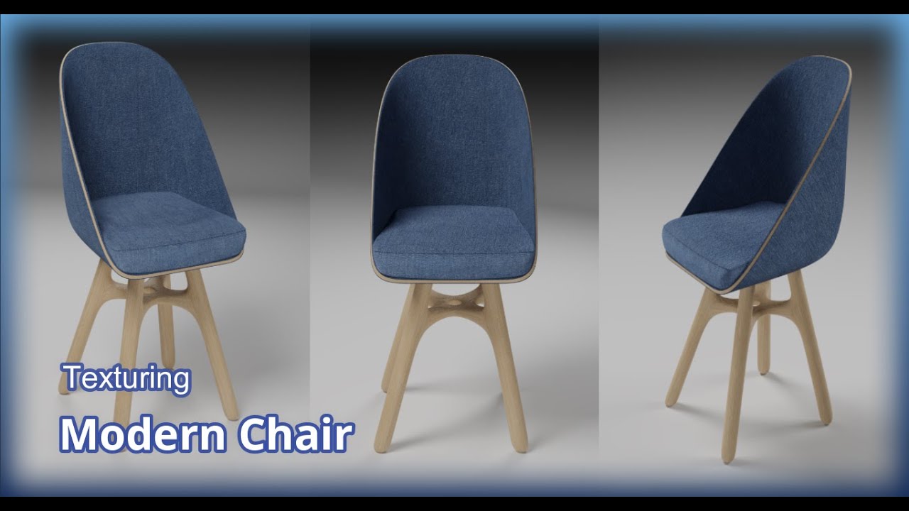 PART 2 Creating Modern Chair in Blender ( Texturing ) - YouTube