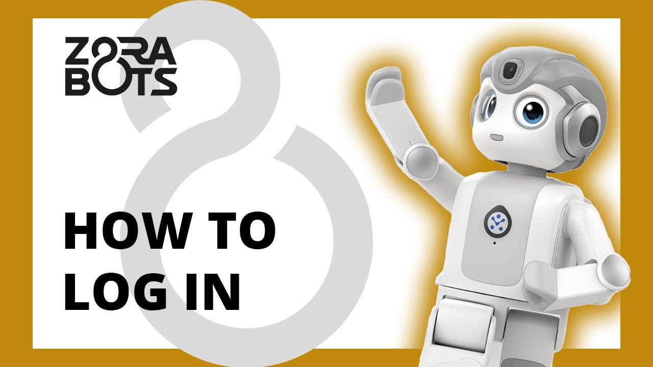 ZBOS by Zorabots: How to log in to the control application - YouTube