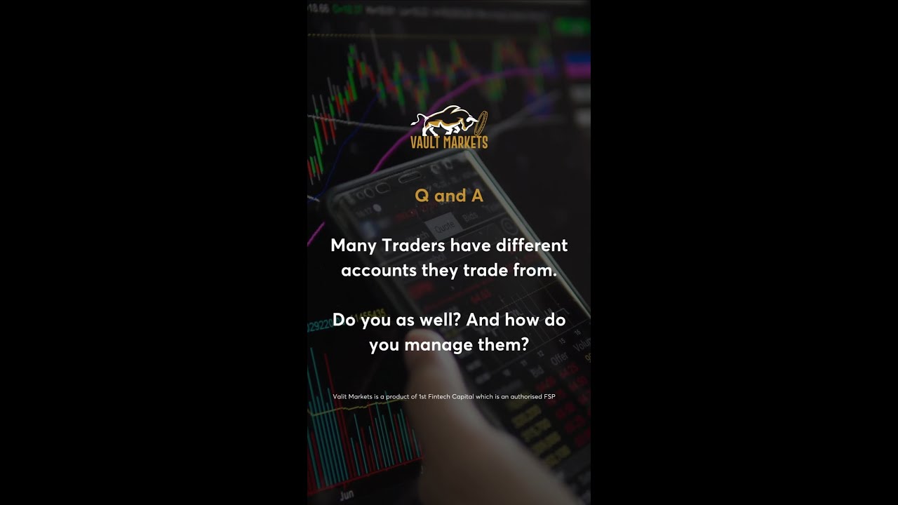 Vault Markets | Trading Multiple Trading Accounts | With Dillon - YouTube