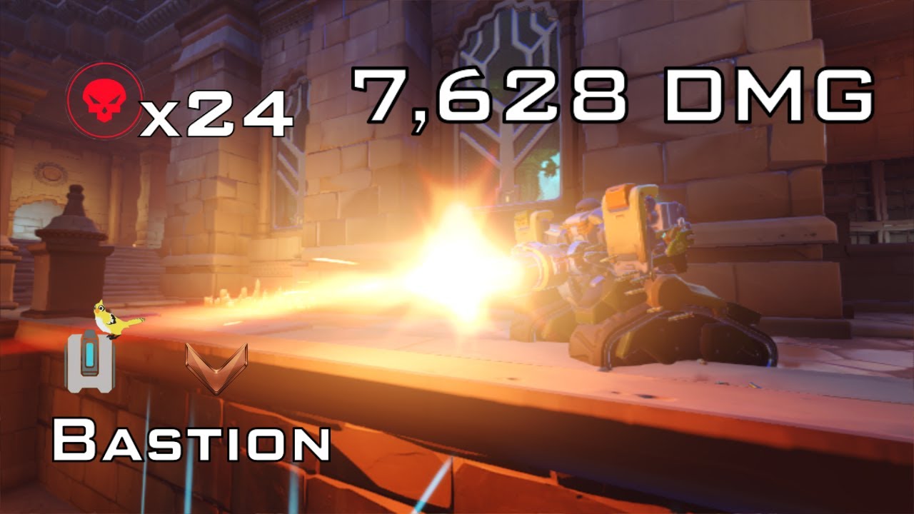 (Excited Beeps) | Bastion 24 Kills, 7K Damage || Overwatch 2 - YouTube