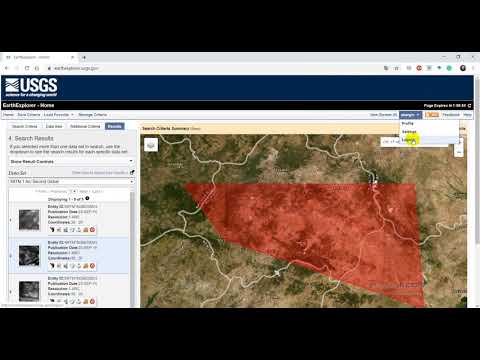 25 metre çözünürlükte DEM Verisi İndirme - USGS Earthexplorer