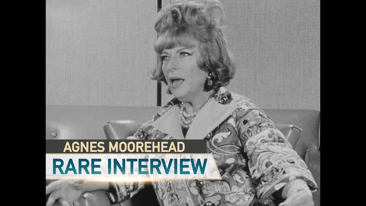 Agnes Moorehead rare interview on Bewitched set - YouTube
