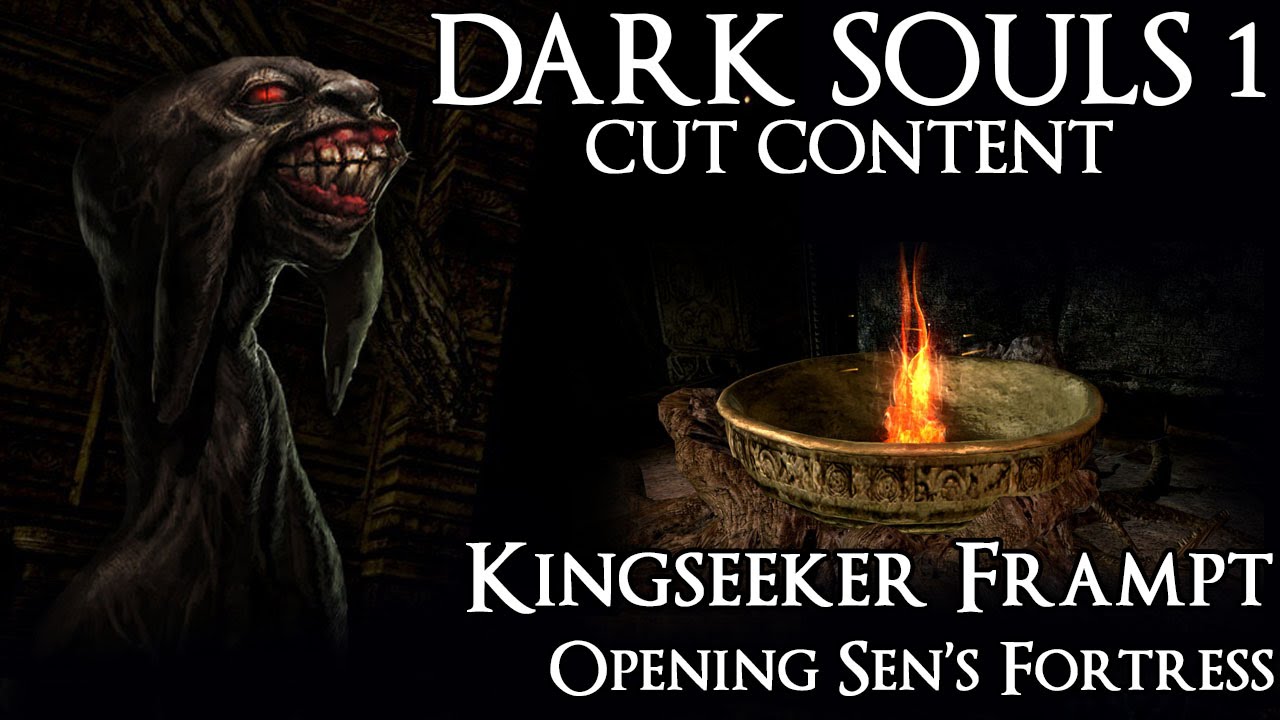 Dark Souls 1 Cut Content - Kingseeker Frampt Alternative Dialogue - YouTube