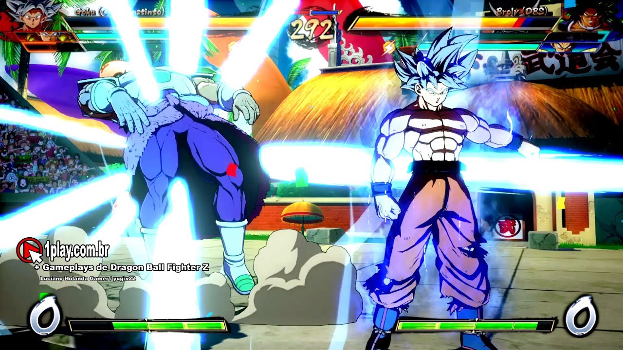 Dragon Ball Fighter Z! Goku (Ultra Instinto) Vs. Broly (Superior ...
