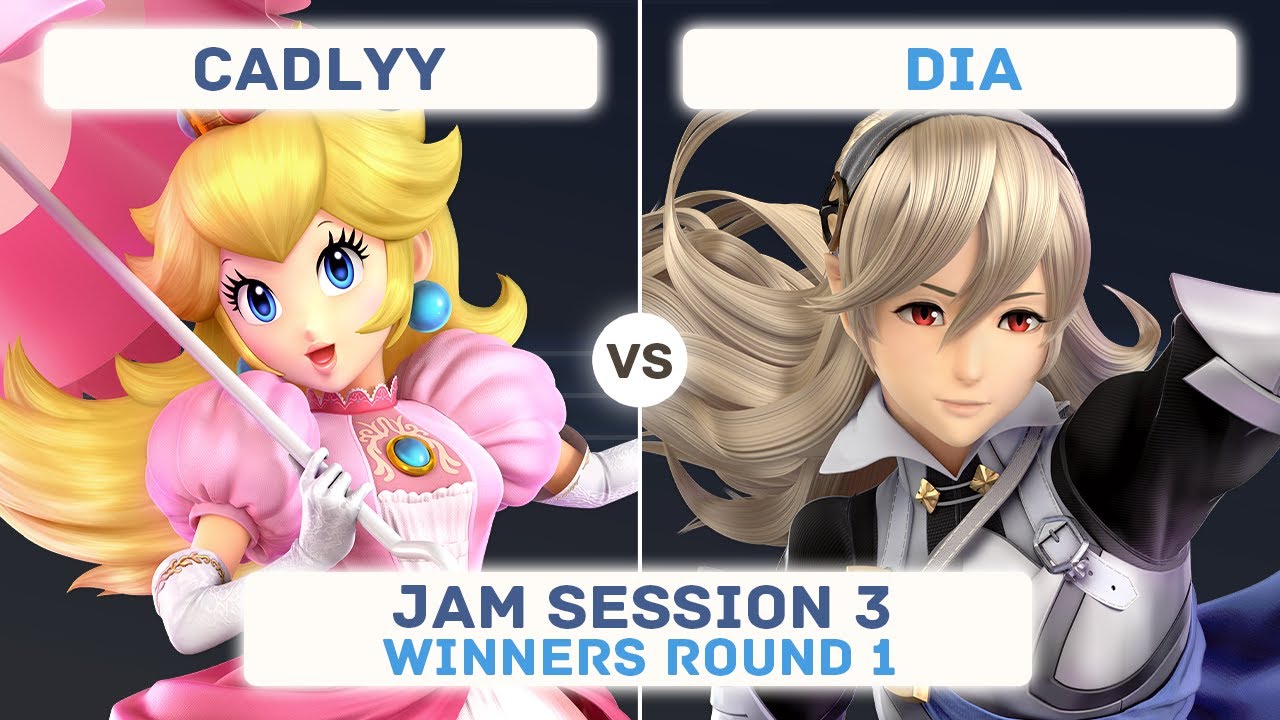 Jam Session 3 | Winners round 1 - Cadlyy (Peach) vs Dia (Corrin) - YouTube