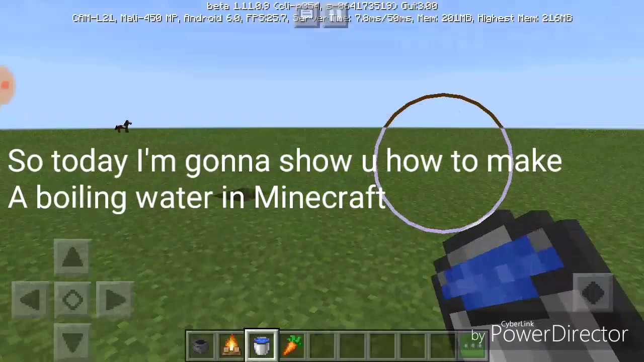 How to make a boiling water in Minecraft - YouTube