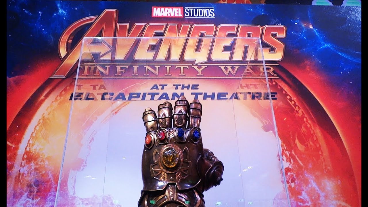 "Avengers: Infinity War" costume displays opening night at El Capitan ...
