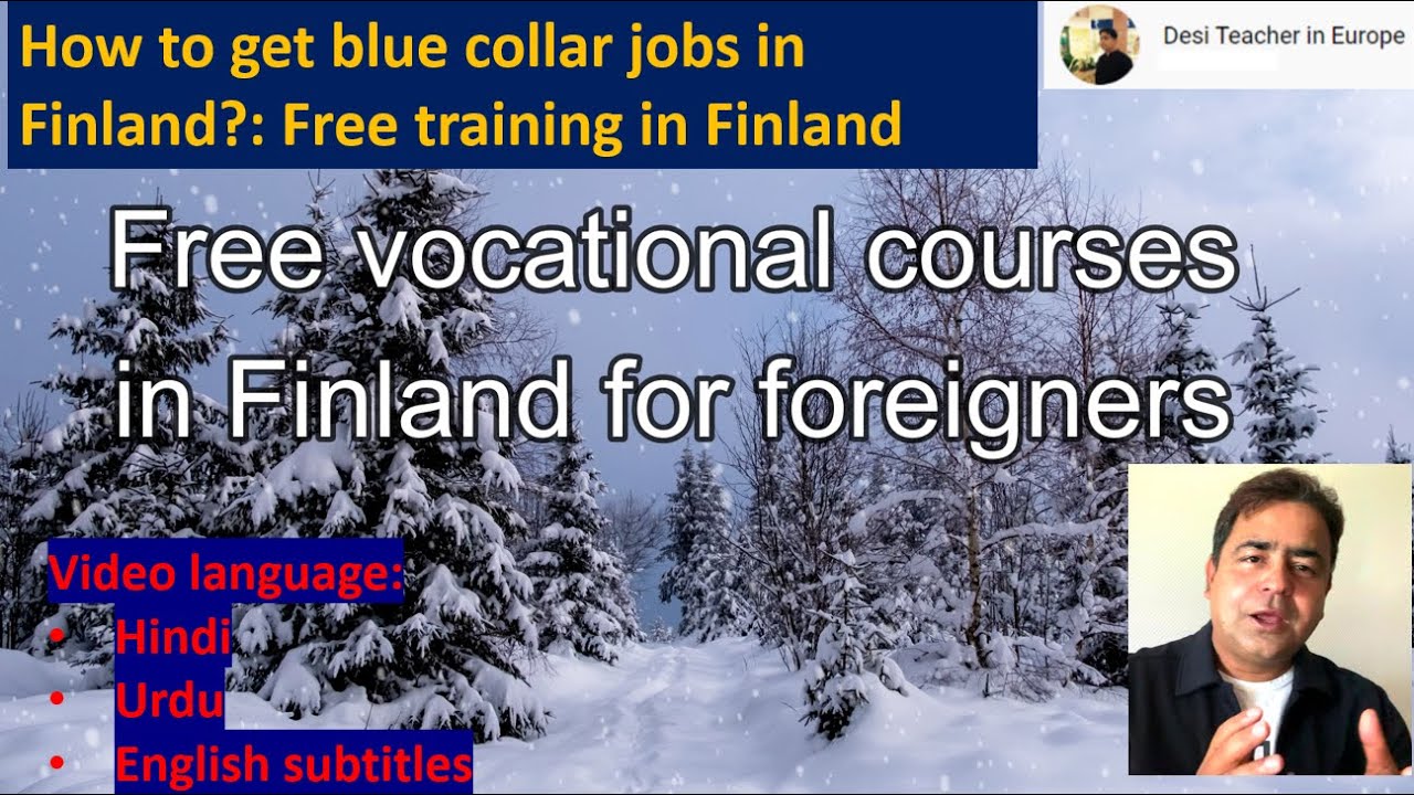 Study in Finland for Free || Free vocational courses in Finland for foreigners - YouTube
