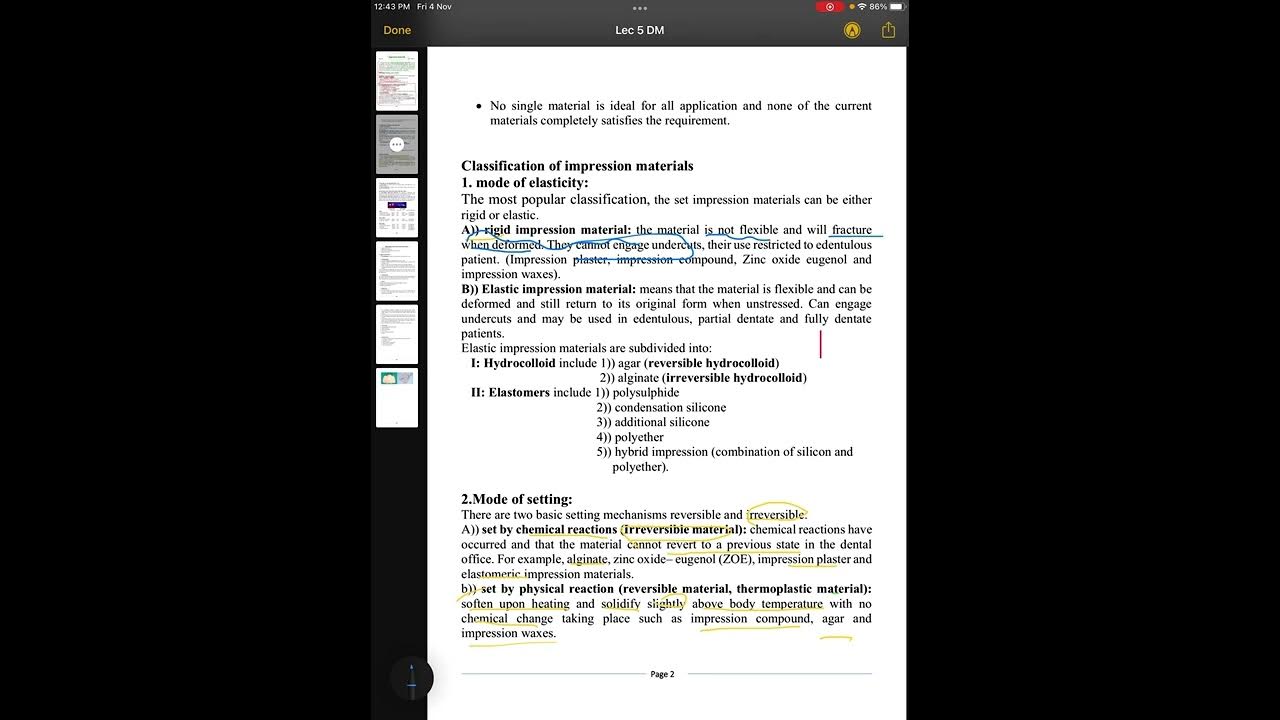Dental materials (Al kut university college)/Dental D./lec.5/part 2 - YouTube