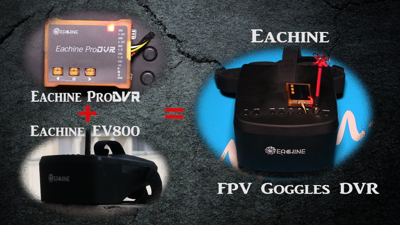 Eachine ProDVR установка на Eachine EV800 - YouTube