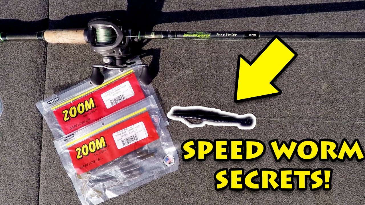 How to Fish a Zoom SPEED WORM - How to Fish a Swimming worm - YouTube