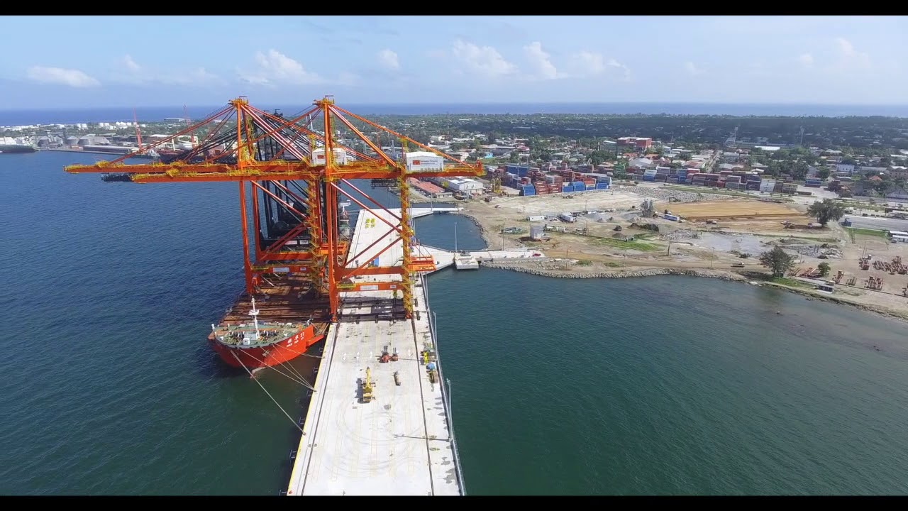 Descarga de grúas Súper Post Panamax - YouTube