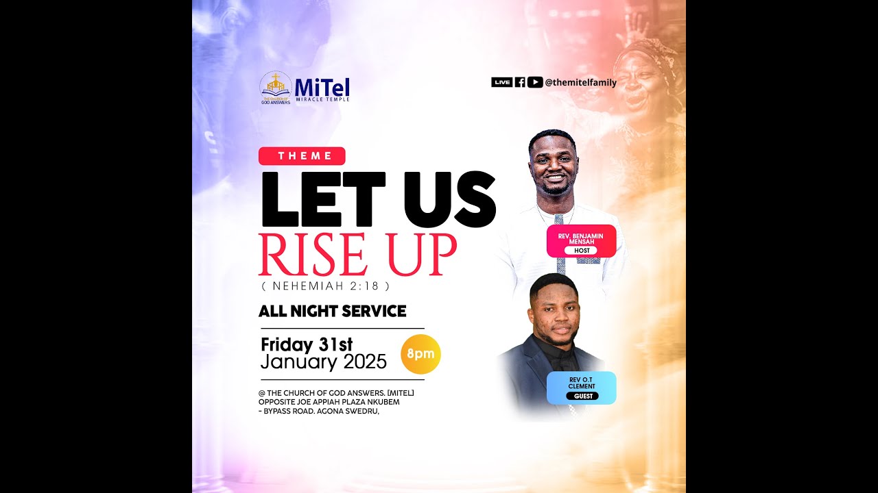 THE MITEL FAMILY || LET US RISE UP | NAT'L YOUTH ALL NIGHT W/ REV. O. T. CLEMENT || JANUARY 31 ...