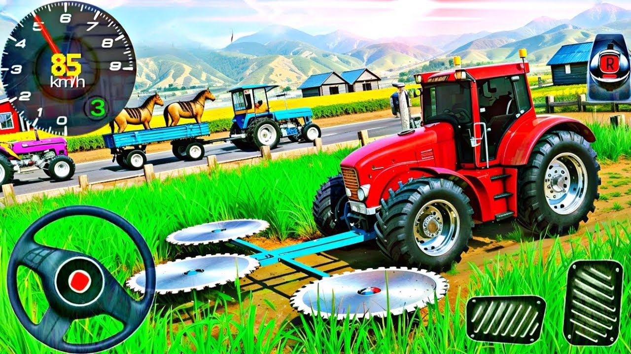 Real Indian Farming Tractor Driving Simulator - Tractor Farming 3D ...