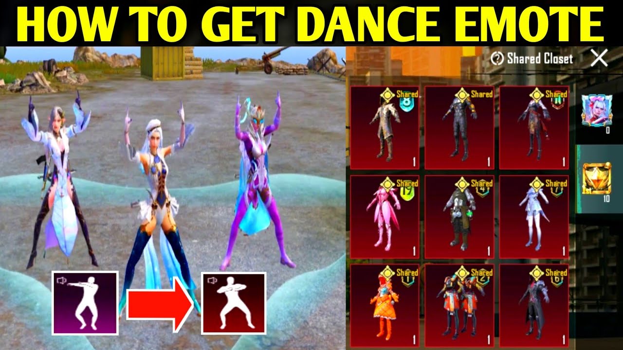 🔴How To Get Stage Dance Emote In Bgmi & Pubgm | Share Your Mythic Skins ...